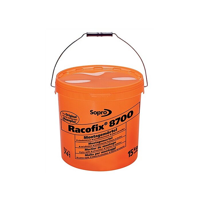 Sopro Montagemörtel Racofix 8700 Inhalt 1kg oranger Eimer