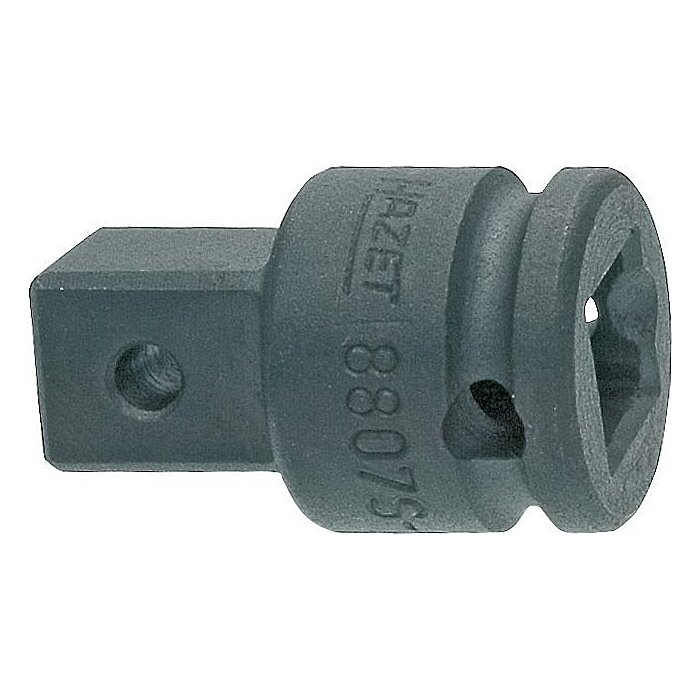 HAZET Schlag-, Maschinenschrauber-Adapter - Vierkant hohl 10 mm (3/8 Zoll) 8807S-1 4000896039951 ...