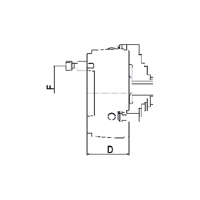 RÖHM DURO-T 200, KK 6, ISO 702-3, Stehbolzen und Bundmutter, einteilige ...