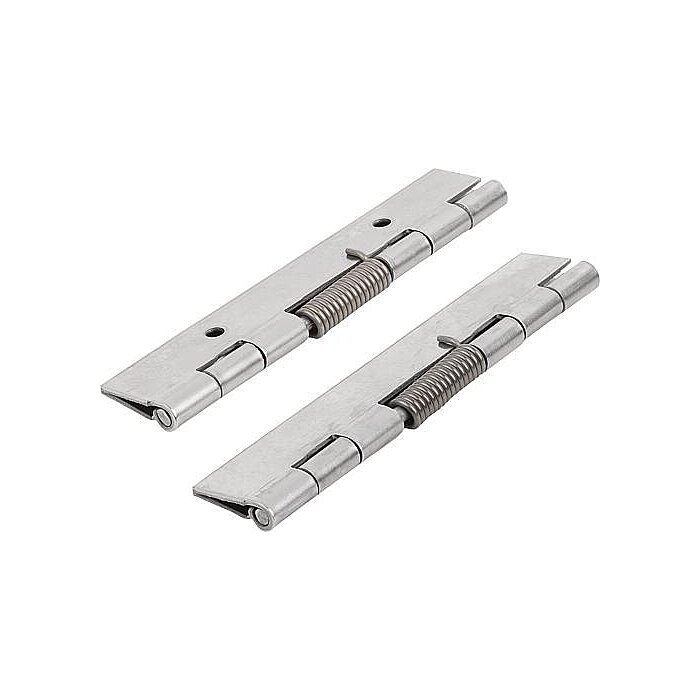 KIPP Federscharnier Feder Schließend A=40, B=120, Form: B mit Bohrung ...