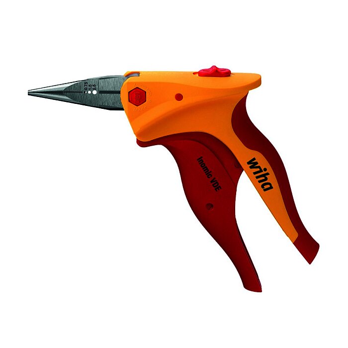 Wiha Flachrundzange Inomic® VDE mit Schneide und Abisolierstationen ...
