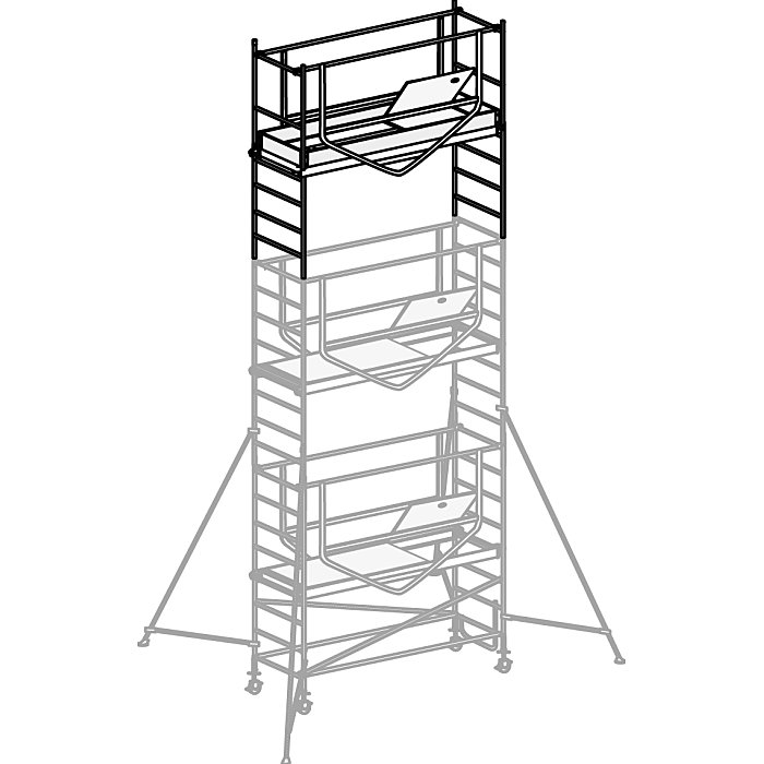 HYMER Fahrgerüst ADVANCED SAFE-T mit Ausleger, Modul 3, zweite ...