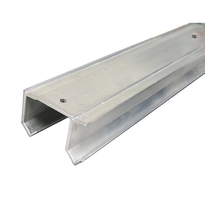 Betz Schrank-Schiebetür-Beschlag 38 Kg nur Alu-Laufschiene 200cm incl ...