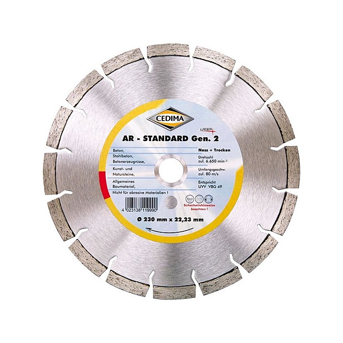 Cedima 350mm AR-Standard Generation 2 25,4, 20mm 3,2 x 10 x 40mm ...