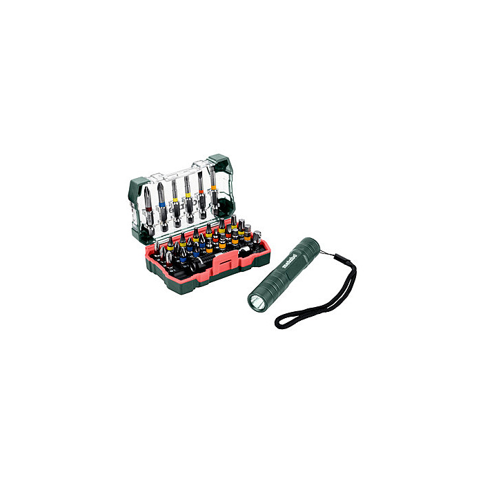 Metabo Bit-Box SP, 29-teilig + Mini Flash light (626721000 ...