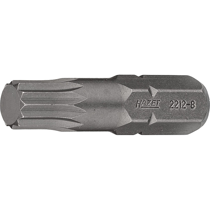 HAZET Bit - Sechskant massiv 8 (5/16 Zoll) - Innen Vielzahn Profil XZN ...