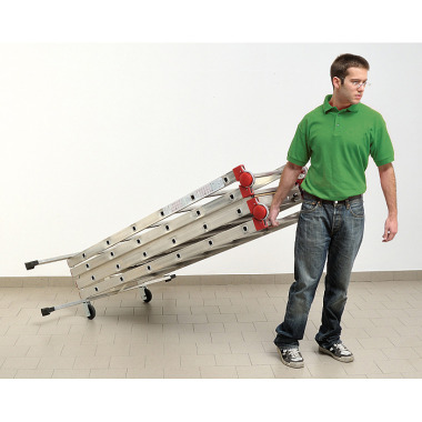 Hailo 1-2-3 500 Aluminium-Gerüst mit Ein-Hand-Schnellverschluss 9459-551 4007126945952 ...