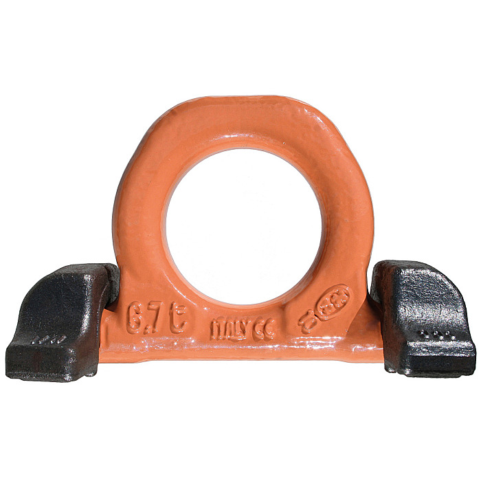 FS Anschlagringbock, Schweißausführung, mit Anschweißböckchen ...