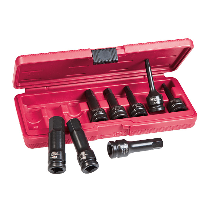 WGB Innensechskant Kraft-Einsatz-Garnitur, 8-teilig 33630001 ...