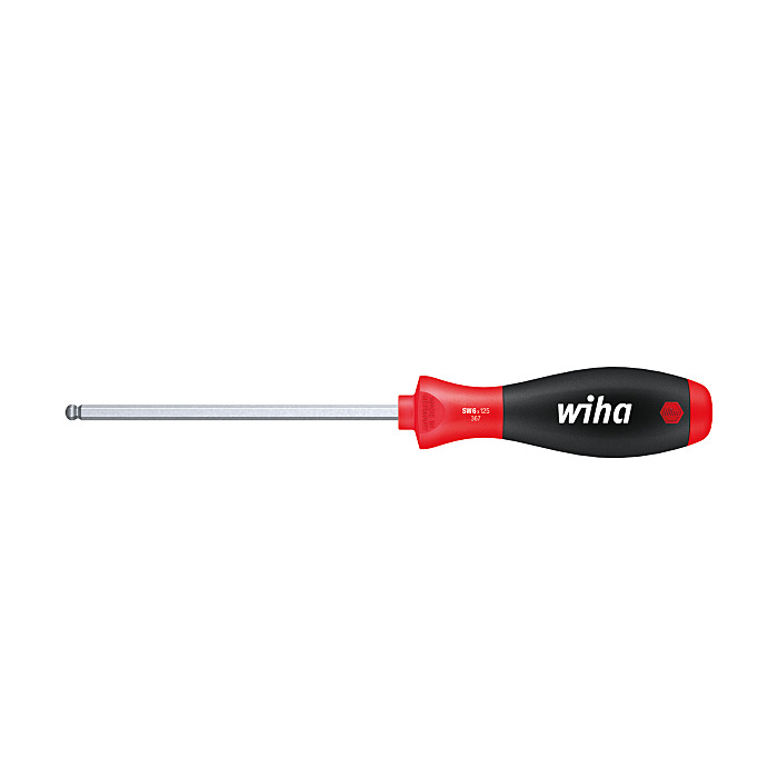 Wiha Schraubendreher SoftFinish® Sechskant-Kugelkopf mit Sechskantklinge (26303) 1,5 x 75 mm ...