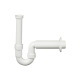 Otto Haas PP-Ausgussbecken-Siphon 1 1/2" mit Rosette, DN 50, weiss ...