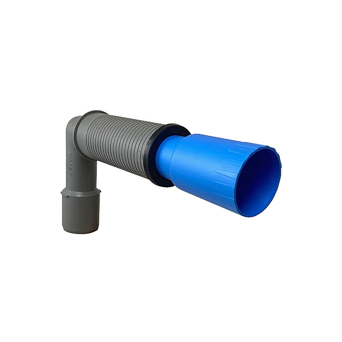 Otto Haas HT-Siphonwinkel DN 50/32 mit Gummi-Nippel und Universal ...