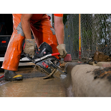 ICS Betonkettensäge 680ES GC-12 Sägen-Komplettpaket, mit 30 cm Schwert & FORCE3-29 Kette 584291 ...