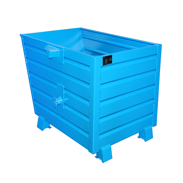 BAUER Stacking tipper BSK 70 (oil and watertight), painted, RAL 5012 ...