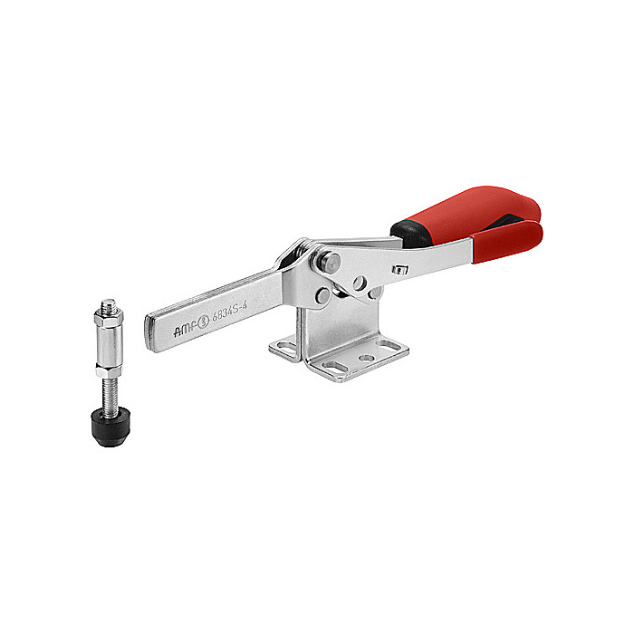 AMF Horizontal clamp No.6834S 4 horizontal foot with safety lock 93534 ...
