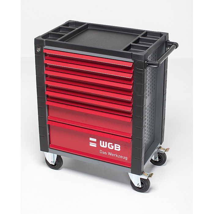 WGB Werkstattwagen - 7 Schubladen, bestückt, 140-teilig 1450072 4017467467150 4017467467150-2185 ...