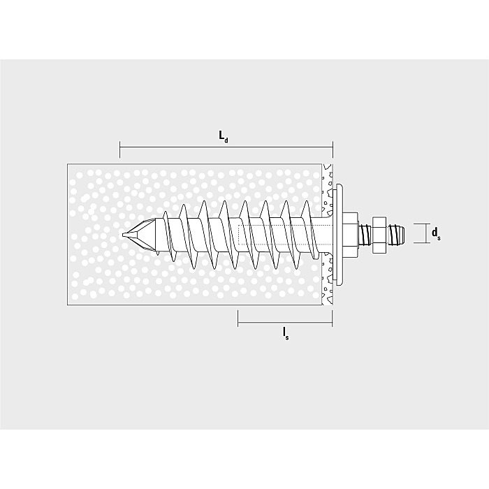 CELO Isolationsdübel IPL 95DS inkl. M8 Gewinde-Stift - Apolo MEA ...