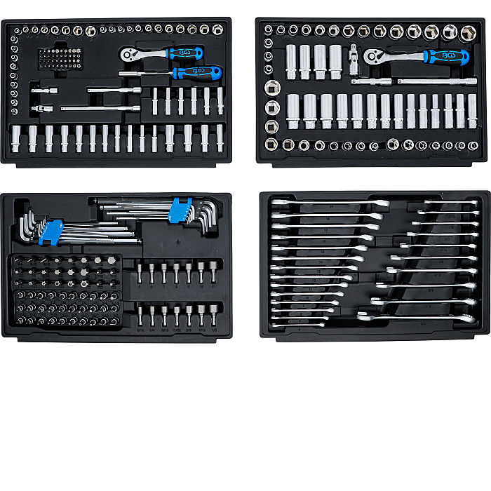 BGS Hexagon socket spanner set | drive 6.3 mm (1/4‘) / 10 mm (3/8 ...