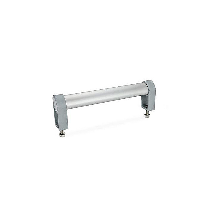 Ganter Oval Tubular Handles, with Inclined Profile, Aluminum / Zinc die ...