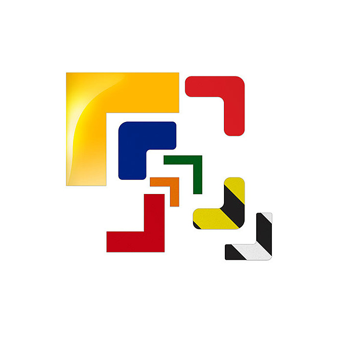 ERGOMAT DS Xtreme 9cm x 9cm x 5cm 90° Angle Rounded Corners Yellow DSX ...