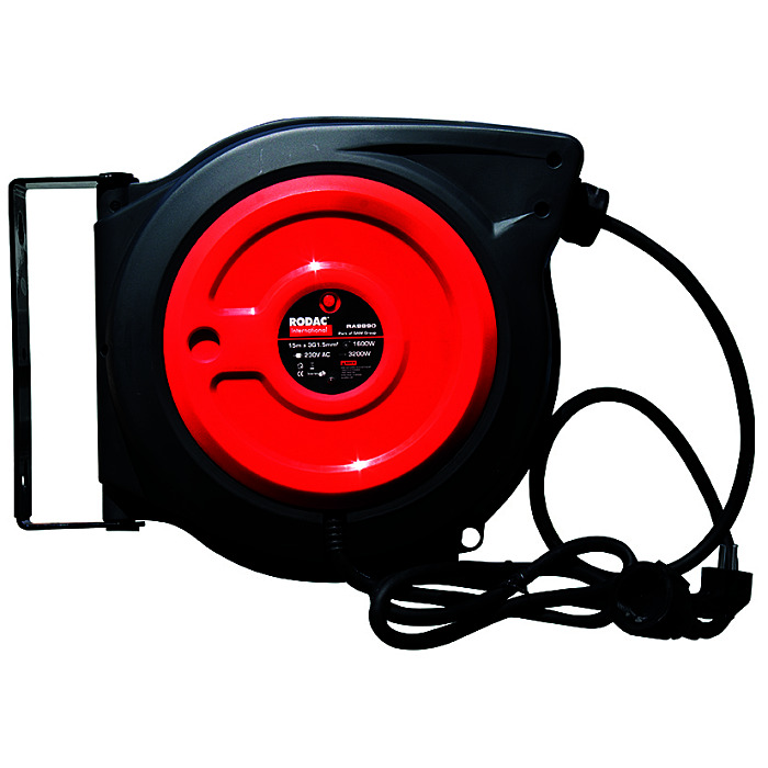 Rodac Kabelaufroller 1,5 mm2 H05VV-F 15 meter RA8890 8717659243451 ...