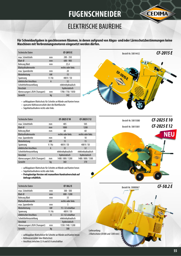 Cedima CF-50.2 E Fugenschneider 30000067 4023138148112 4023138148112-112 ToolTeam T-46068