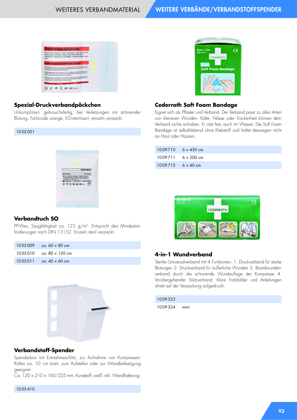 SÖHNGEN Katalog Erste Hilfe für Kinder - Seite 93