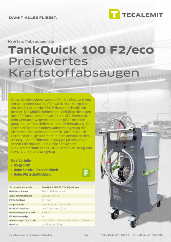 Tecalemit Adapter-Set für TankQuick 020202011 4031109002479 ...