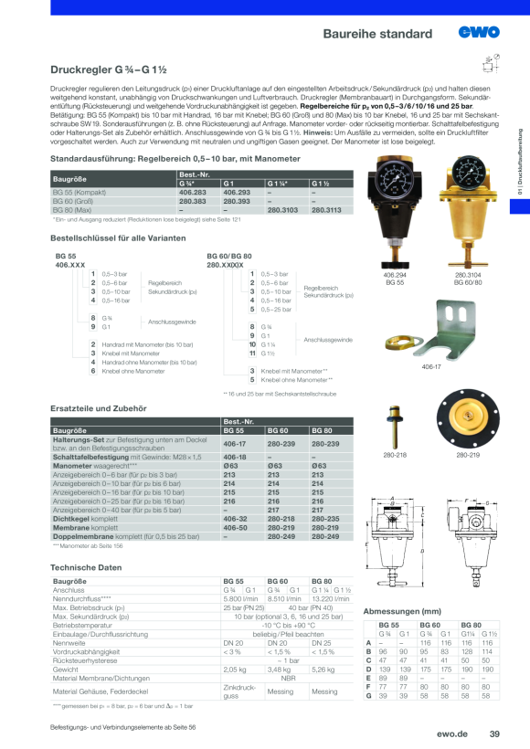 ewo Membrane komplett Ø 81 406-50 4030875057584 4030875057584-706 ...
