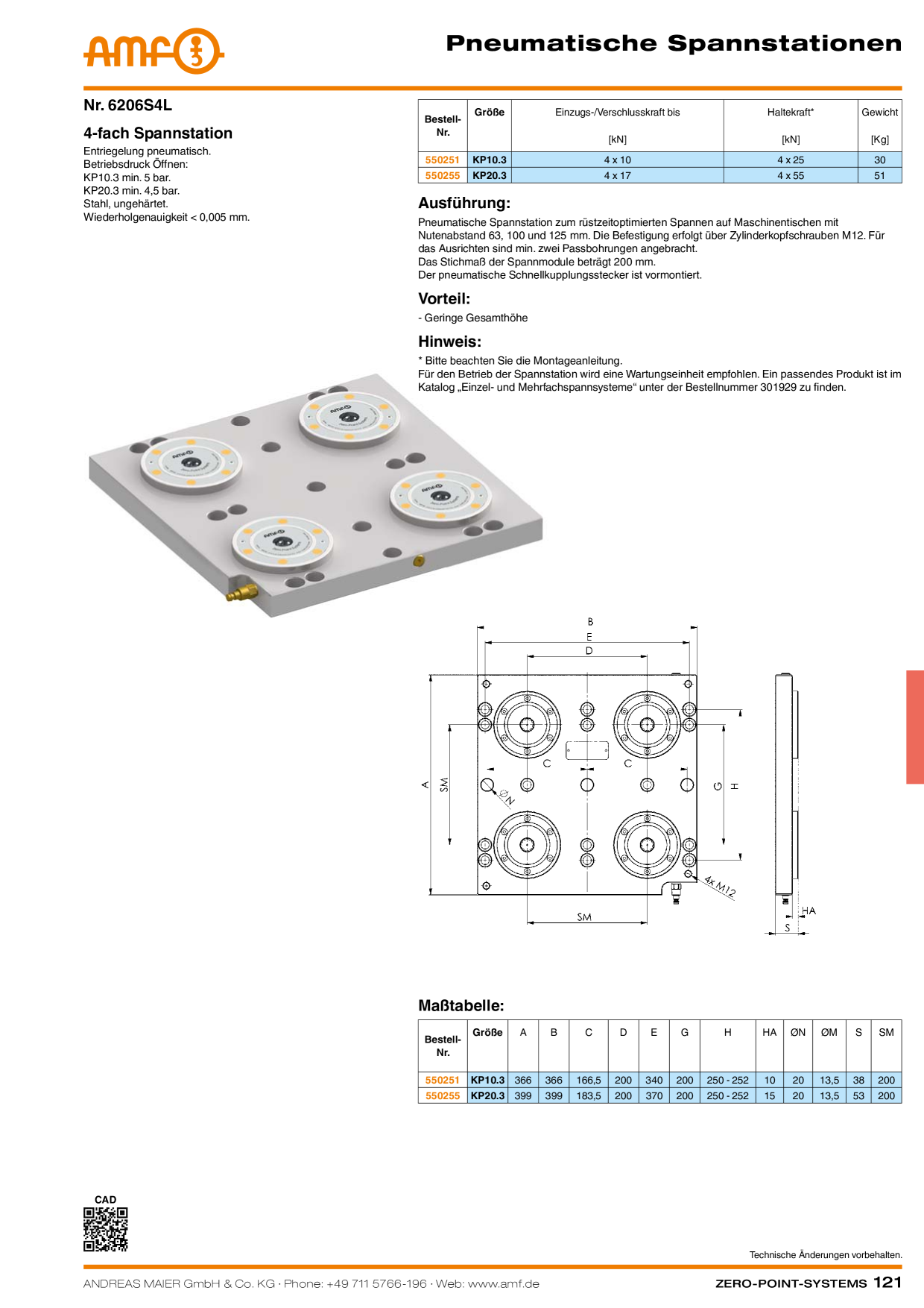 AMF Katalog ZERO-POINT SYSTEMS - Seite 121