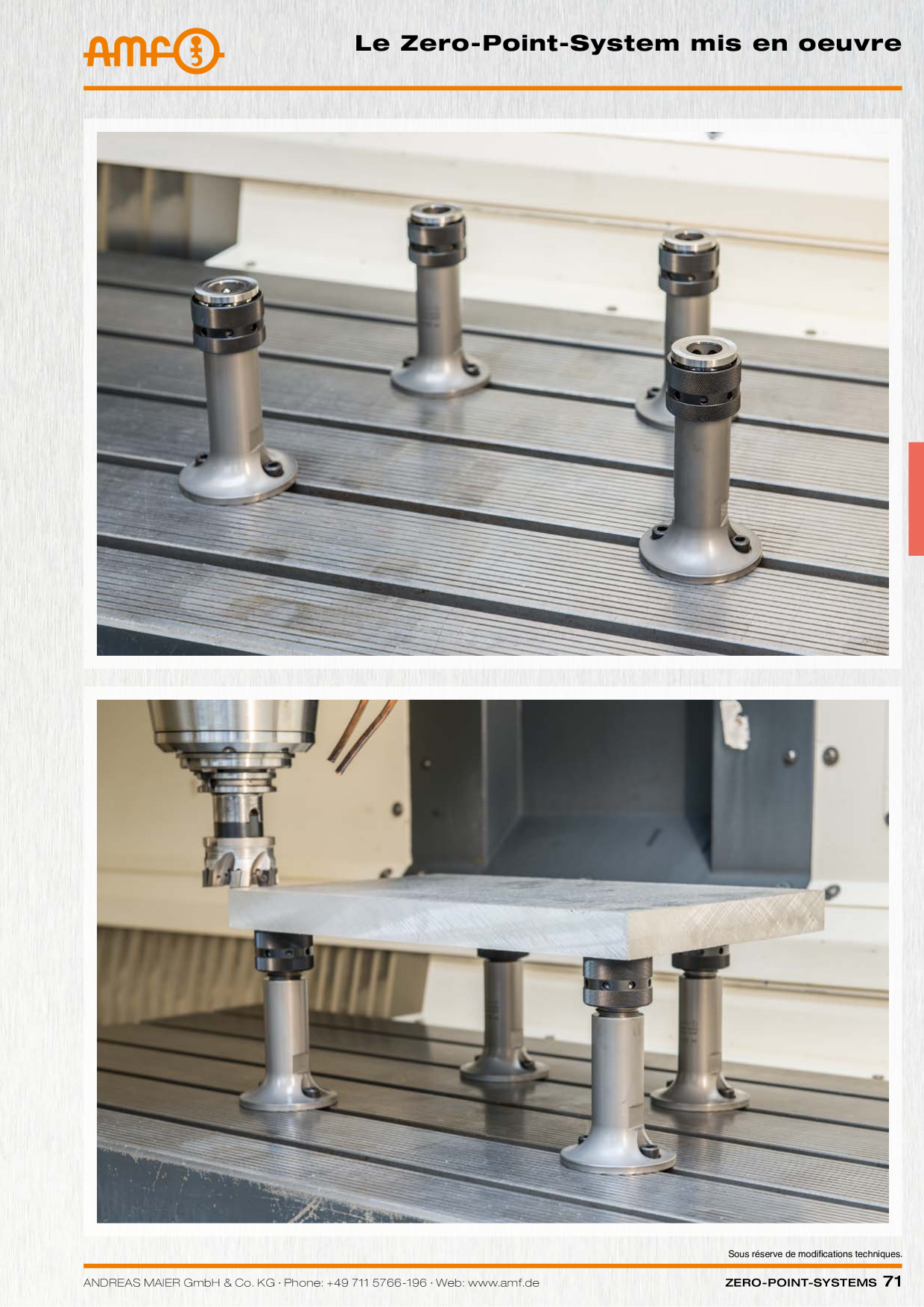 Catalogue AMF SYSTÈMES POINT ZÉRO - Page 71