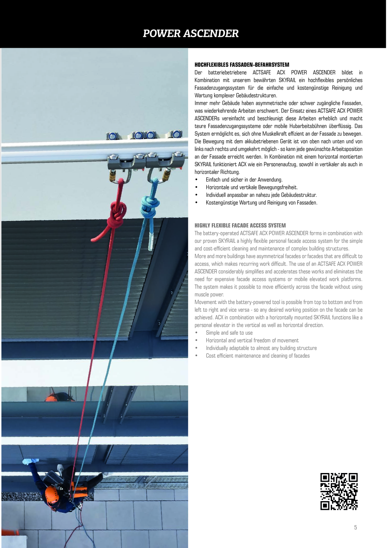 SKYLOTEC Actsafe ACX Rope winch Brochure Cable Winch Static Rope ...