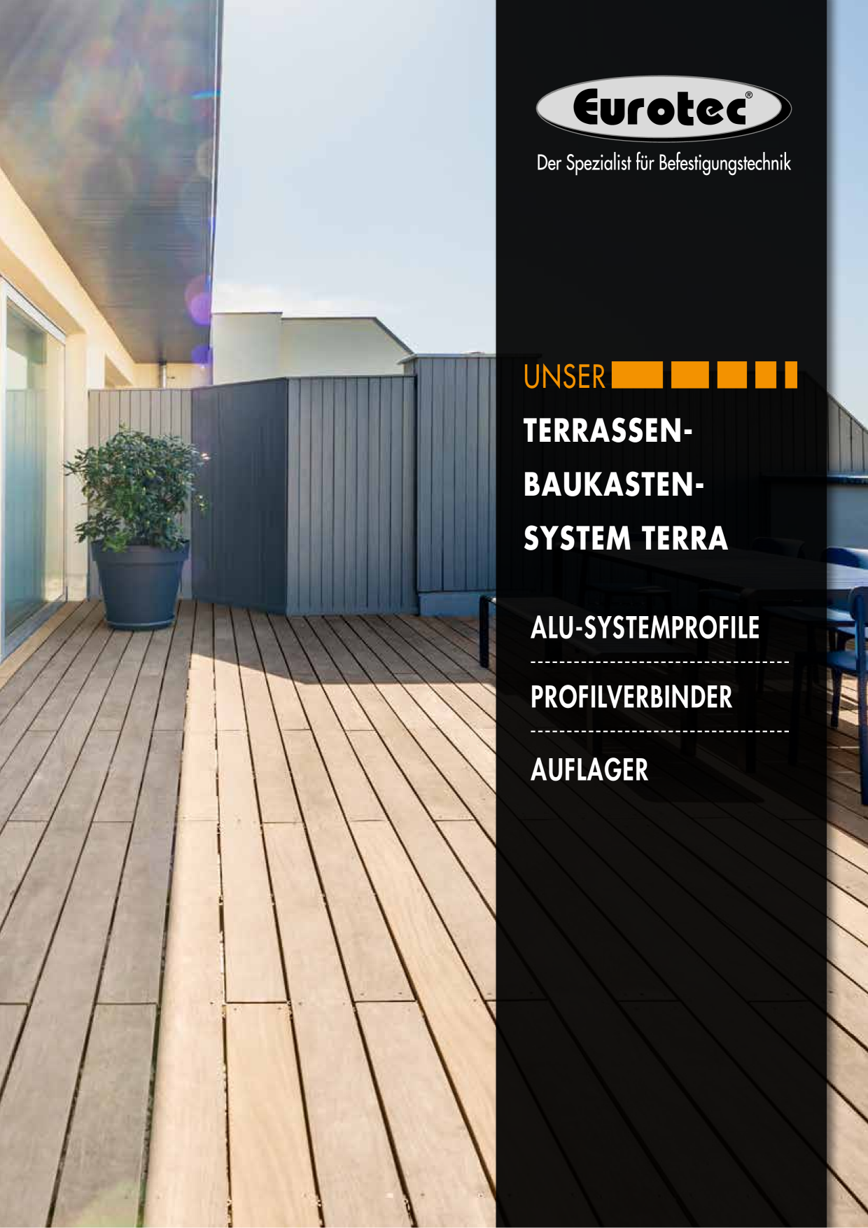 Eurotec Katalog TERRA Baukastensystem