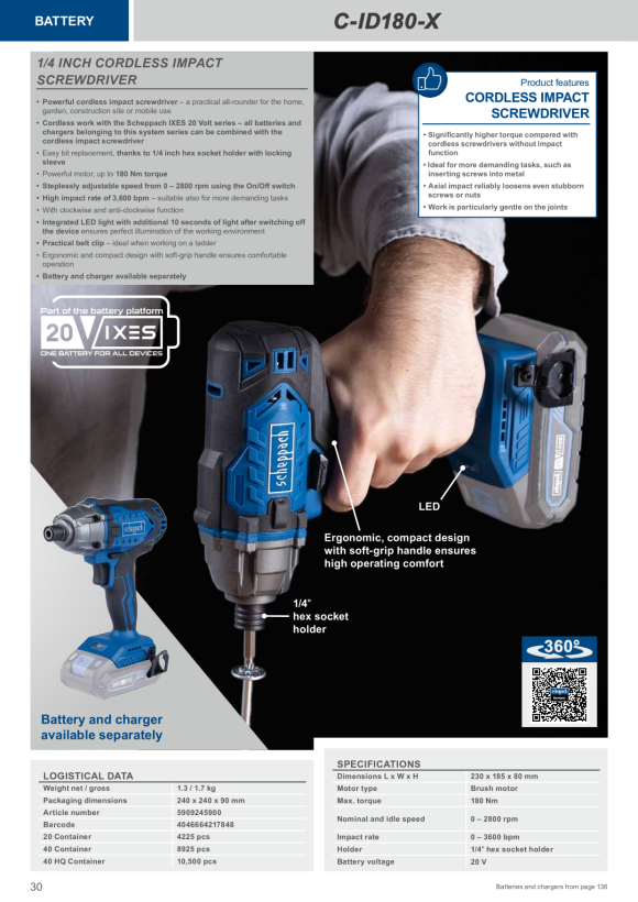 Scheppach Made in Germany Fördertechnik inkl. Fahrvorrichtung ...