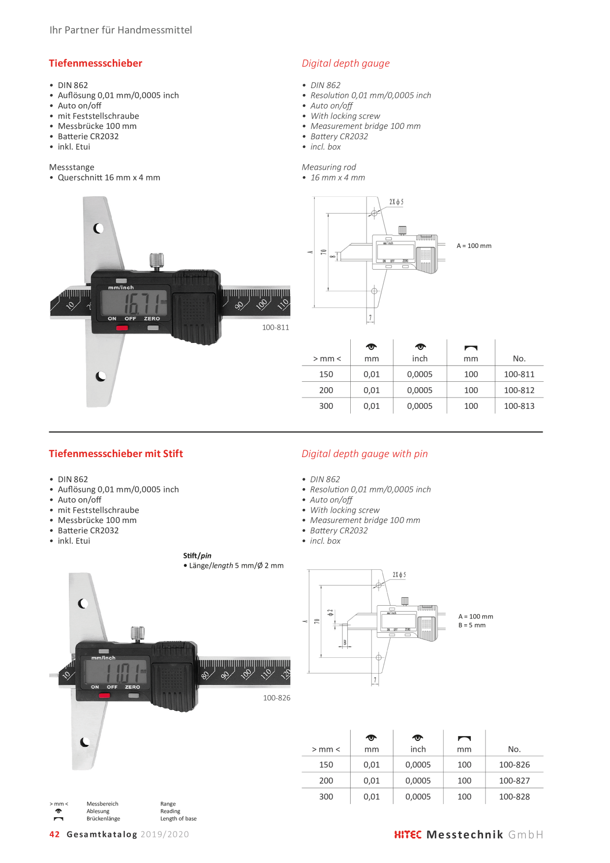 Hitec Messtechnik Messmittel Prüfmittel - Seite 42