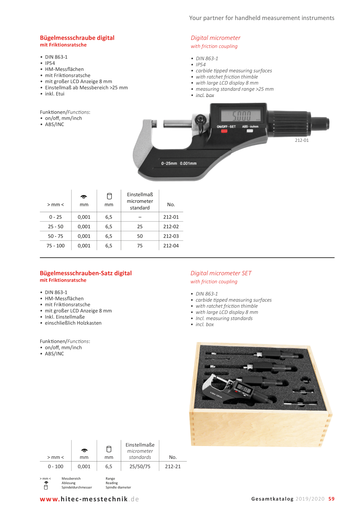 Hitec Messtechnik Messmittel Prüfmittel - Seite 59